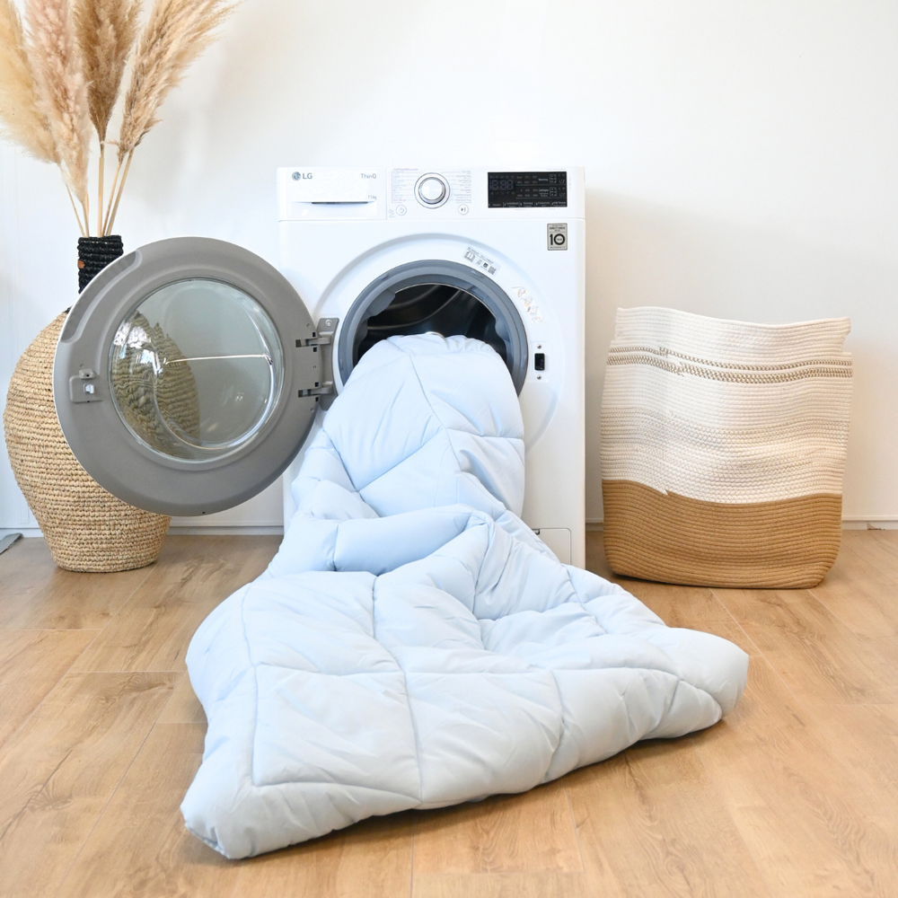 HappyDuvet Serena Blue - All season Coverless duvet